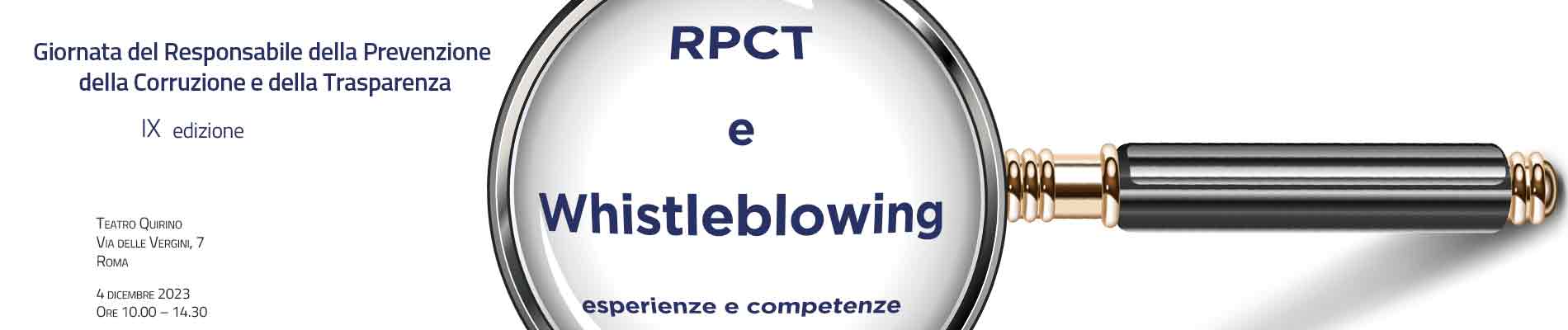 Rpct e whistleblowing, il 4 dicembre la Giornata Anac per i ...